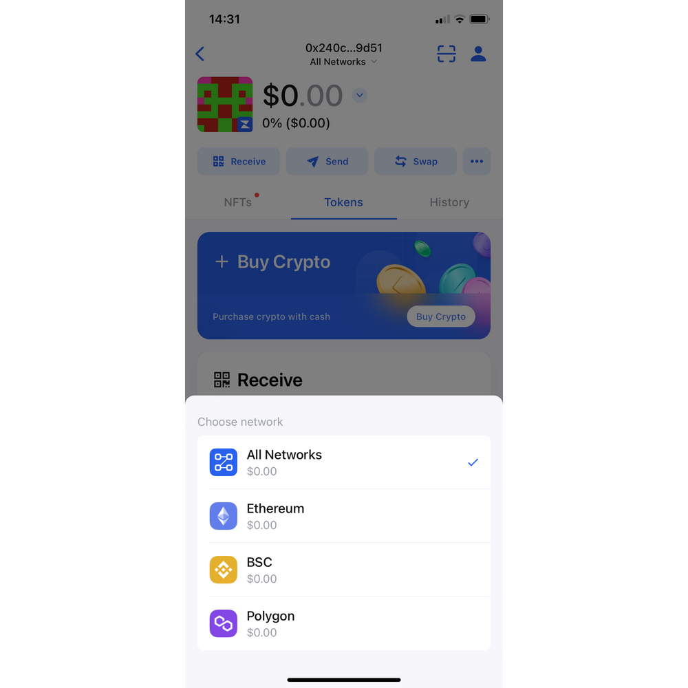 How to Use Layer 1 and Layer 2 Networks With Zerion Wallet