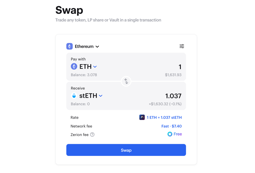 How to Stake ETH in a Few Clicks