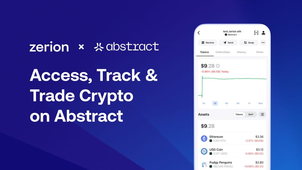 Abstract Mainnet is Live With Full Support in Zerion