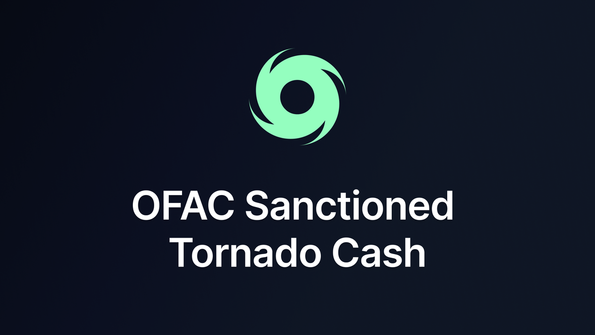 Tornado Cash Sanctioned by OFAC: What Does This Mean for DeFi?