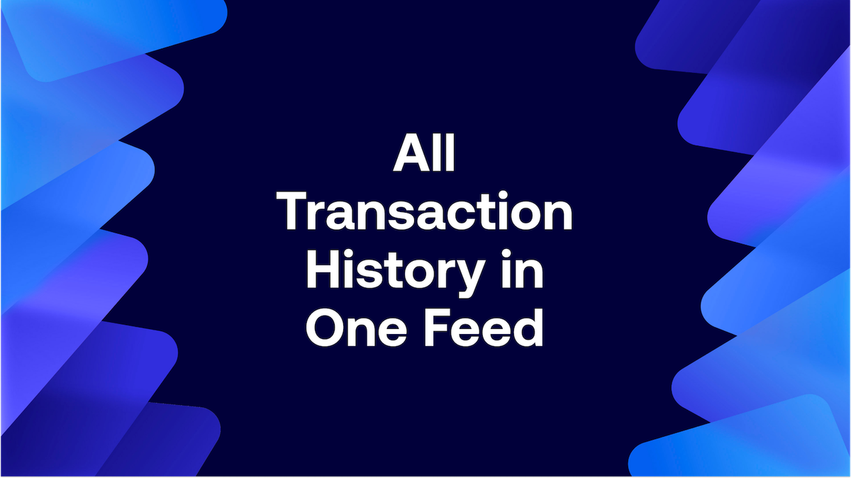 View Transaction History From All Major EVM Networks in One Feed
