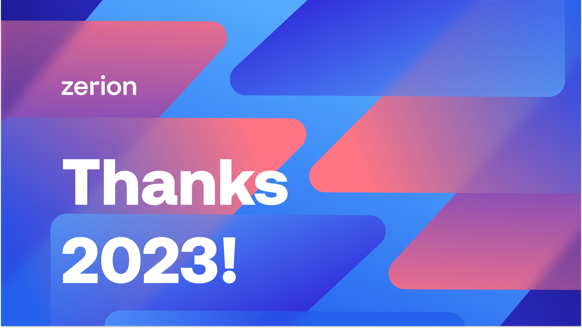 Thanks for 2023! Here’s to 2024