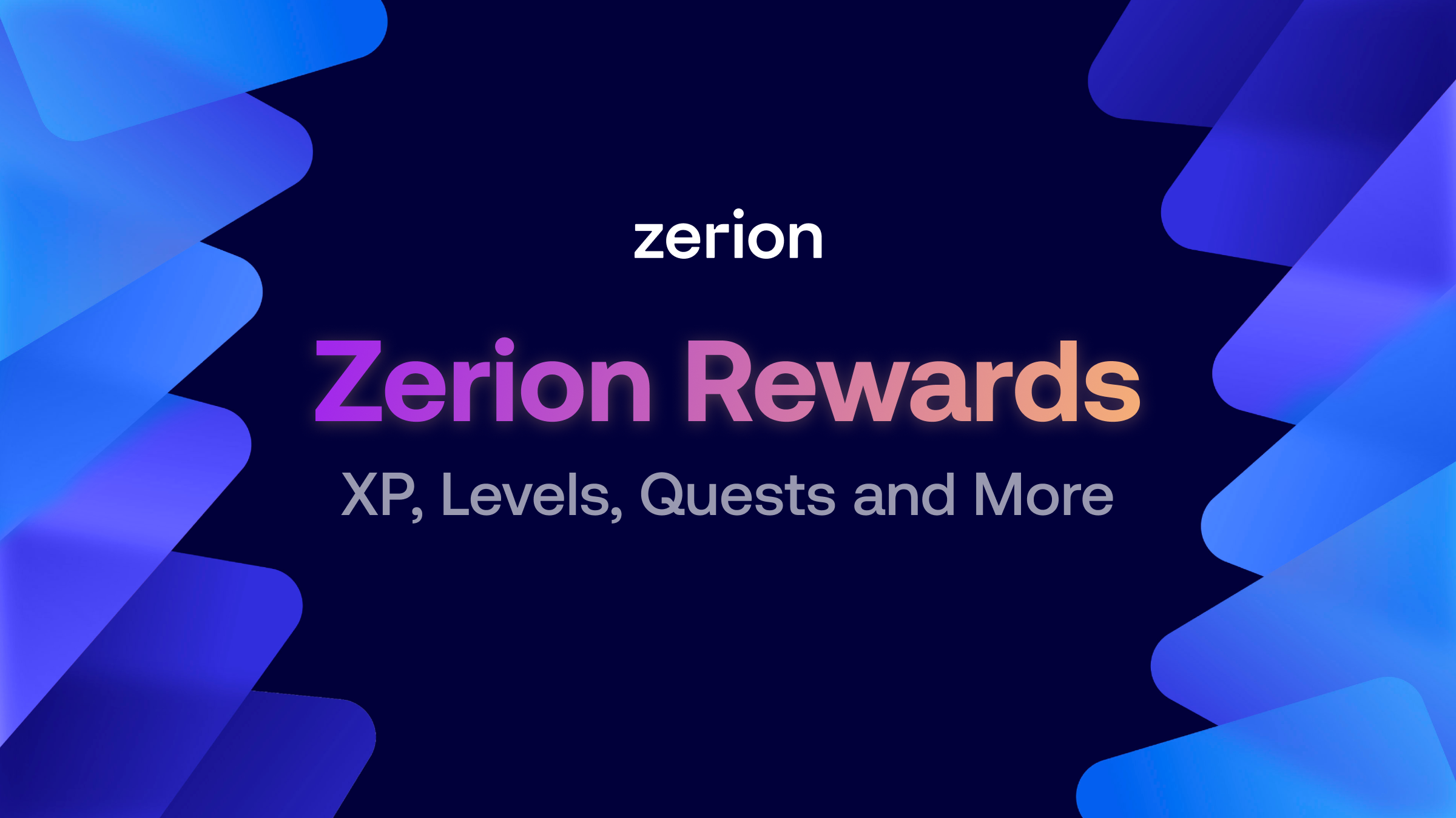 Introducing Zerion Rewards: XP, Levels, and More