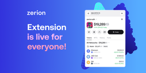 Zerion Extension Goes Live!