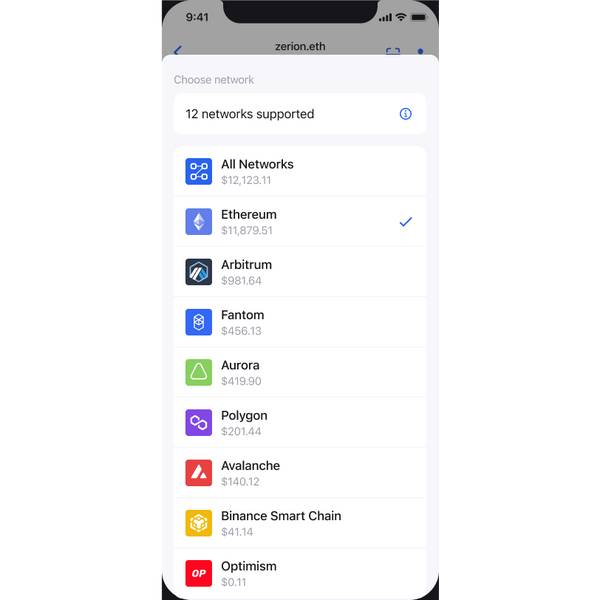 How to Use Layer 1 and Layer 2 Networks With Zerion Wallet